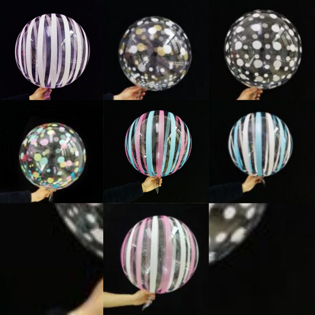 Bubble Balloon Printed ( Choose Your Color ) – City Balloons